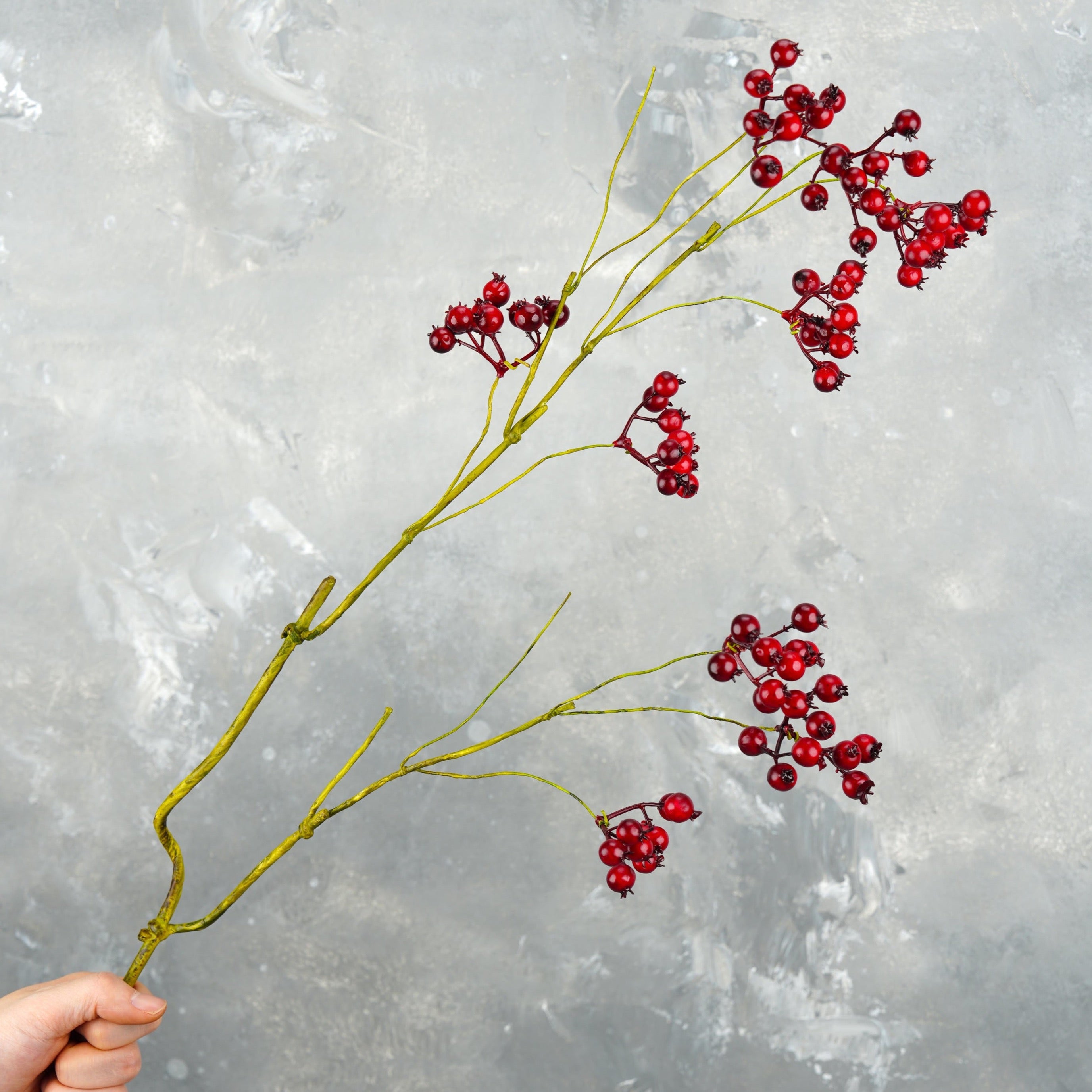 29" Faux Cranberry Stem | Artificial Fruits | Kitchen/Wedding/Home ...